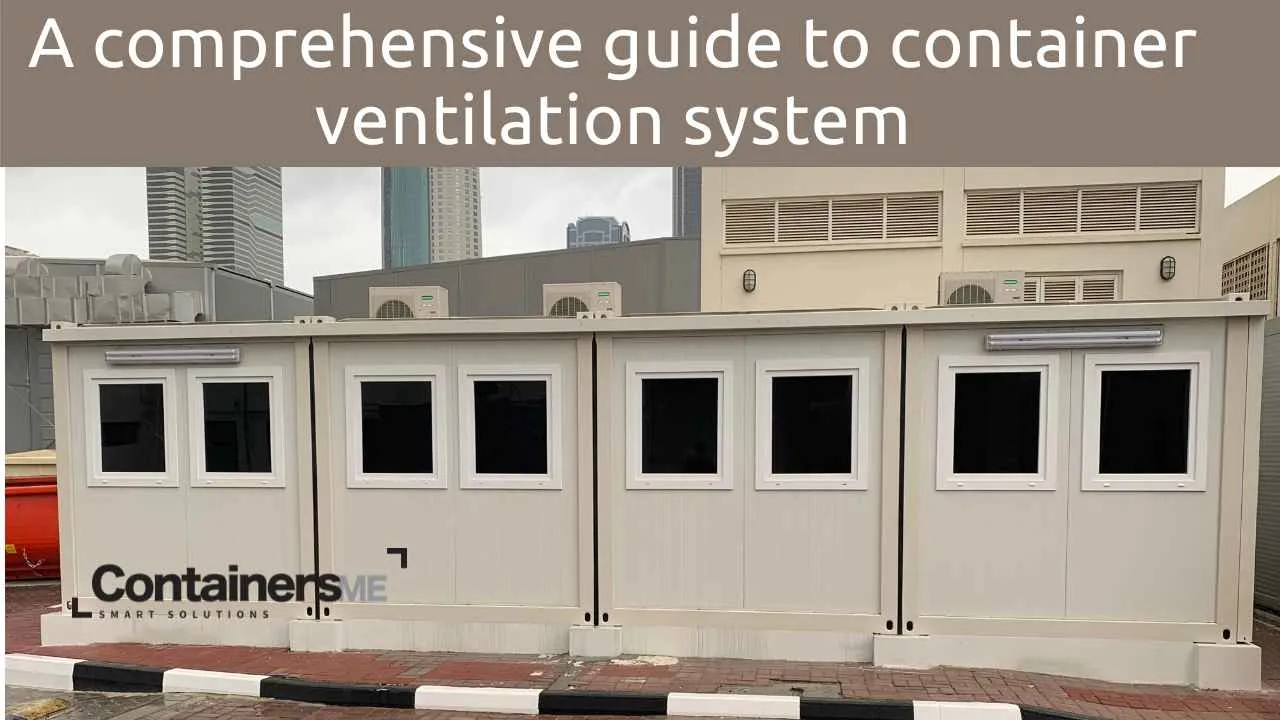 A guide to modular container ventilation system