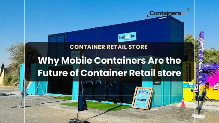 Best modular container retail store supplier in UAE